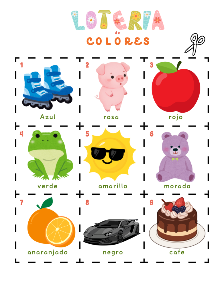 Lotería de colores - ElprofeReMa